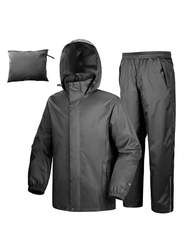 Off Road Ventures Rain Suits for Men Waterproof Breathable Packable ...