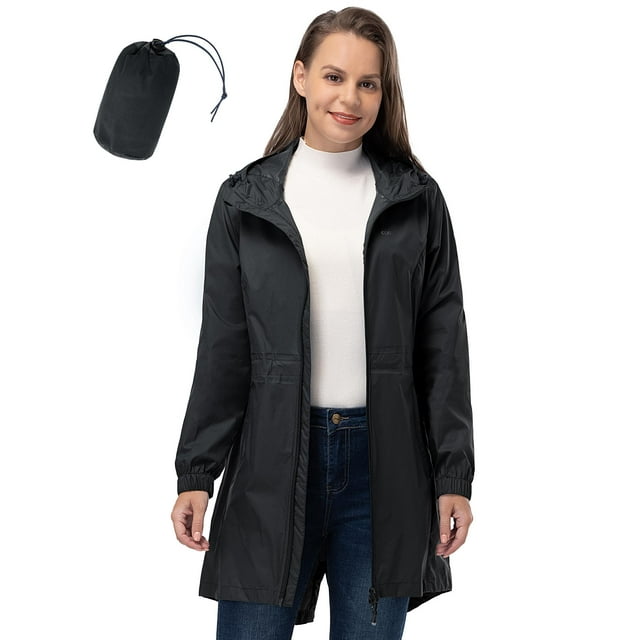 Off Road Ventures Women Lightweight Rain Jacket Waterproof with Hood ...