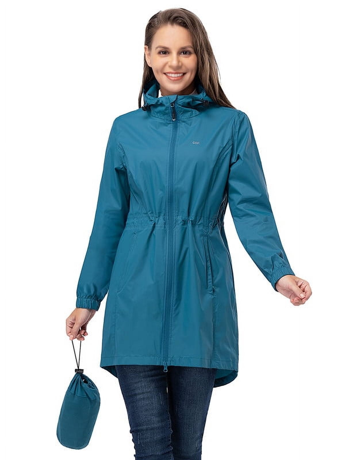 Off Road Ventures Womens Waterproof Rain Jacket Lightweight Packable ...