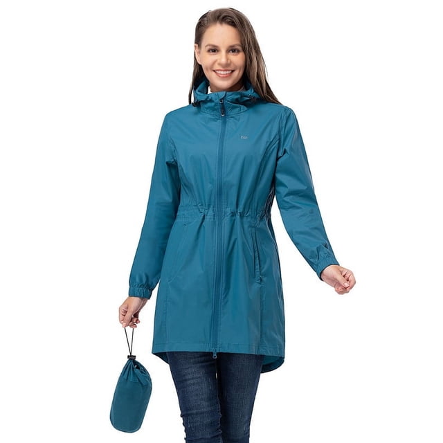 Off Road Ventures Womens Waterproof Rain Jacket Lightweight Packable ...