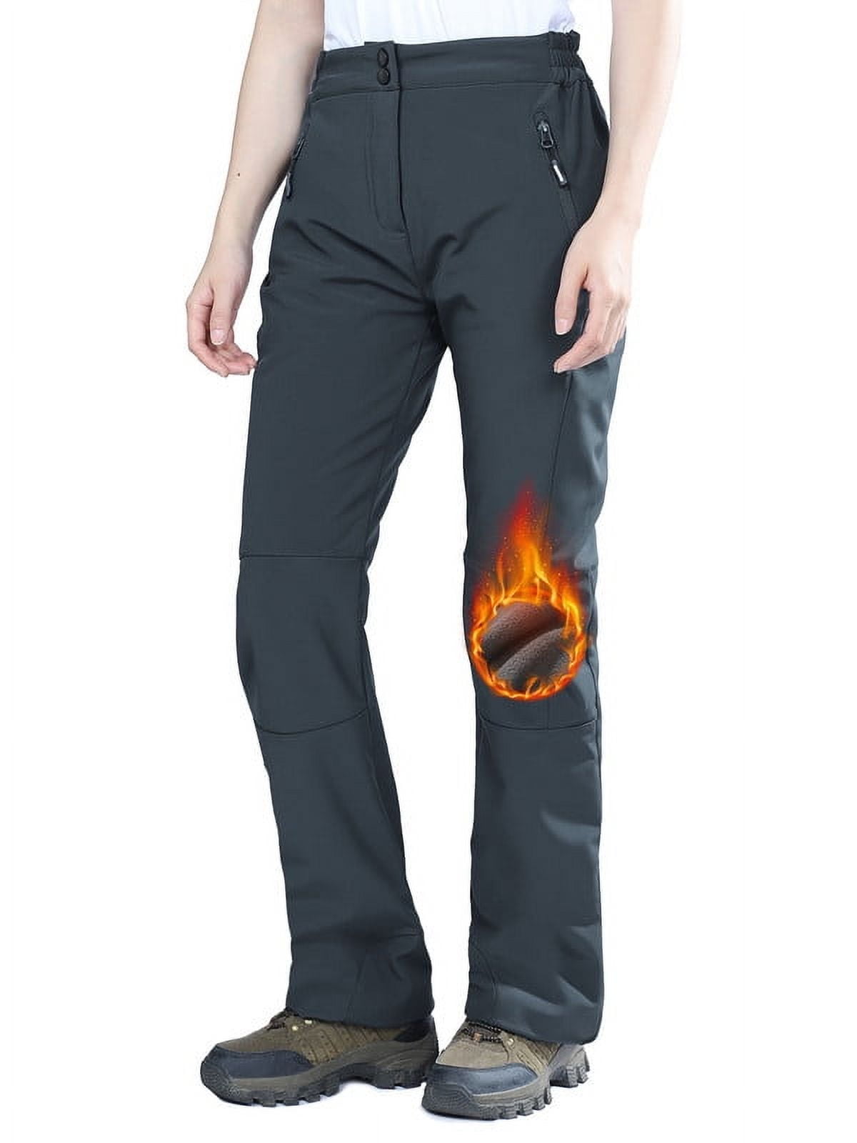 Off Road Ventures Women's Fleece Lined Hiking Pants Softshell ...