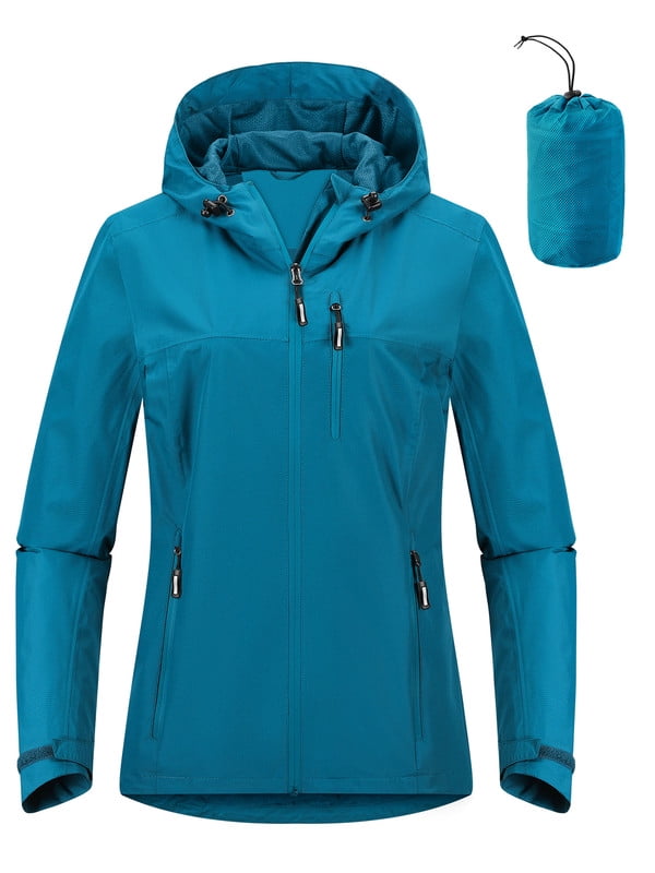 Off Road Ventures Women's Packable Rain Jacket Waterproof Lightweight ...