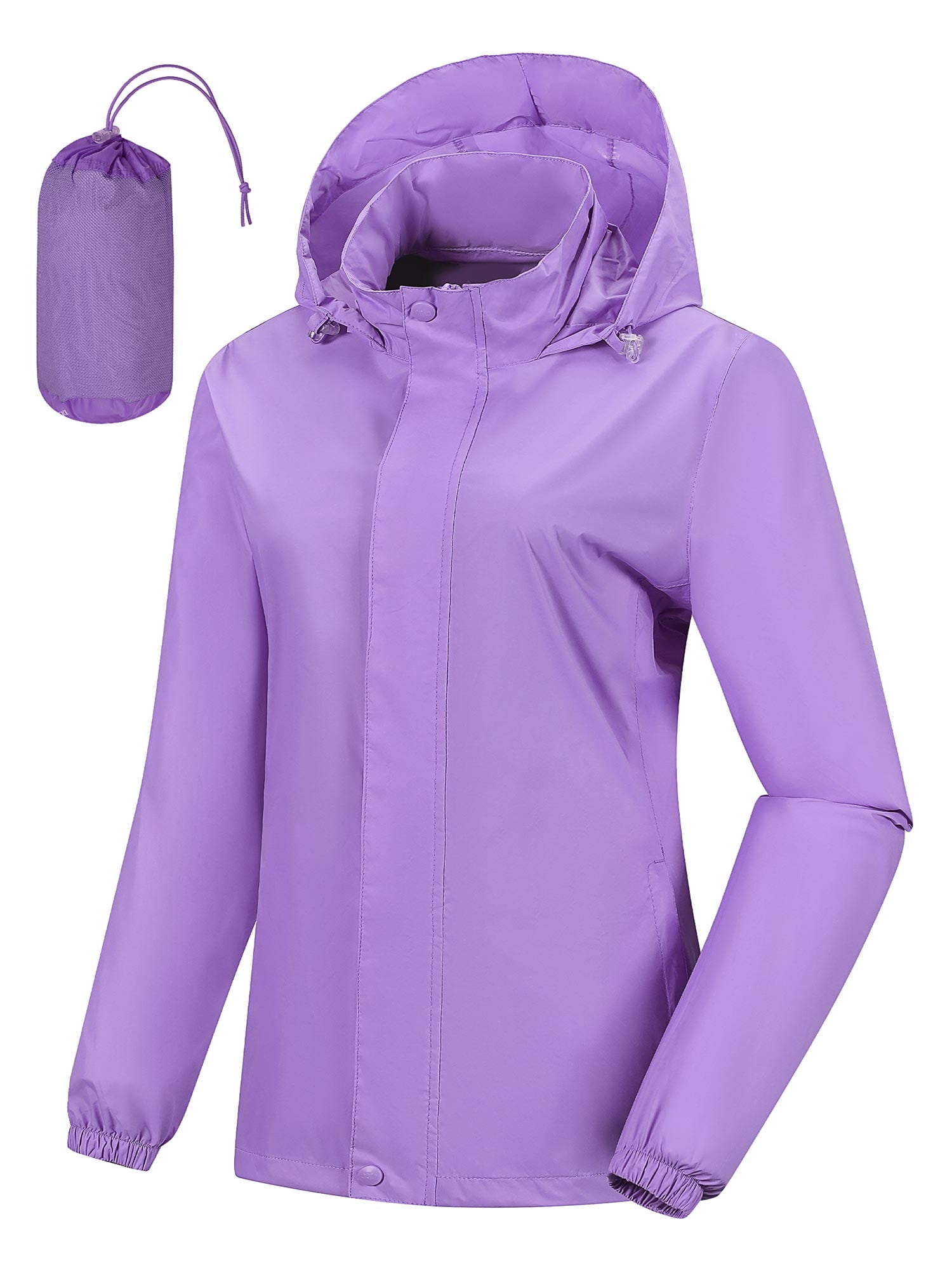 Off Road Ventures Woman Packable Rain jacket Hooded lightweight ...