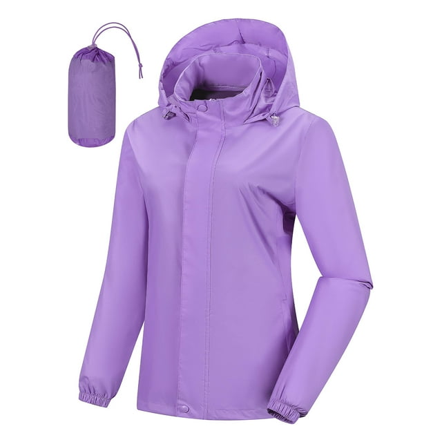 Off Road Ventures Woman Packable Rain jacket Hooded lightweight ...