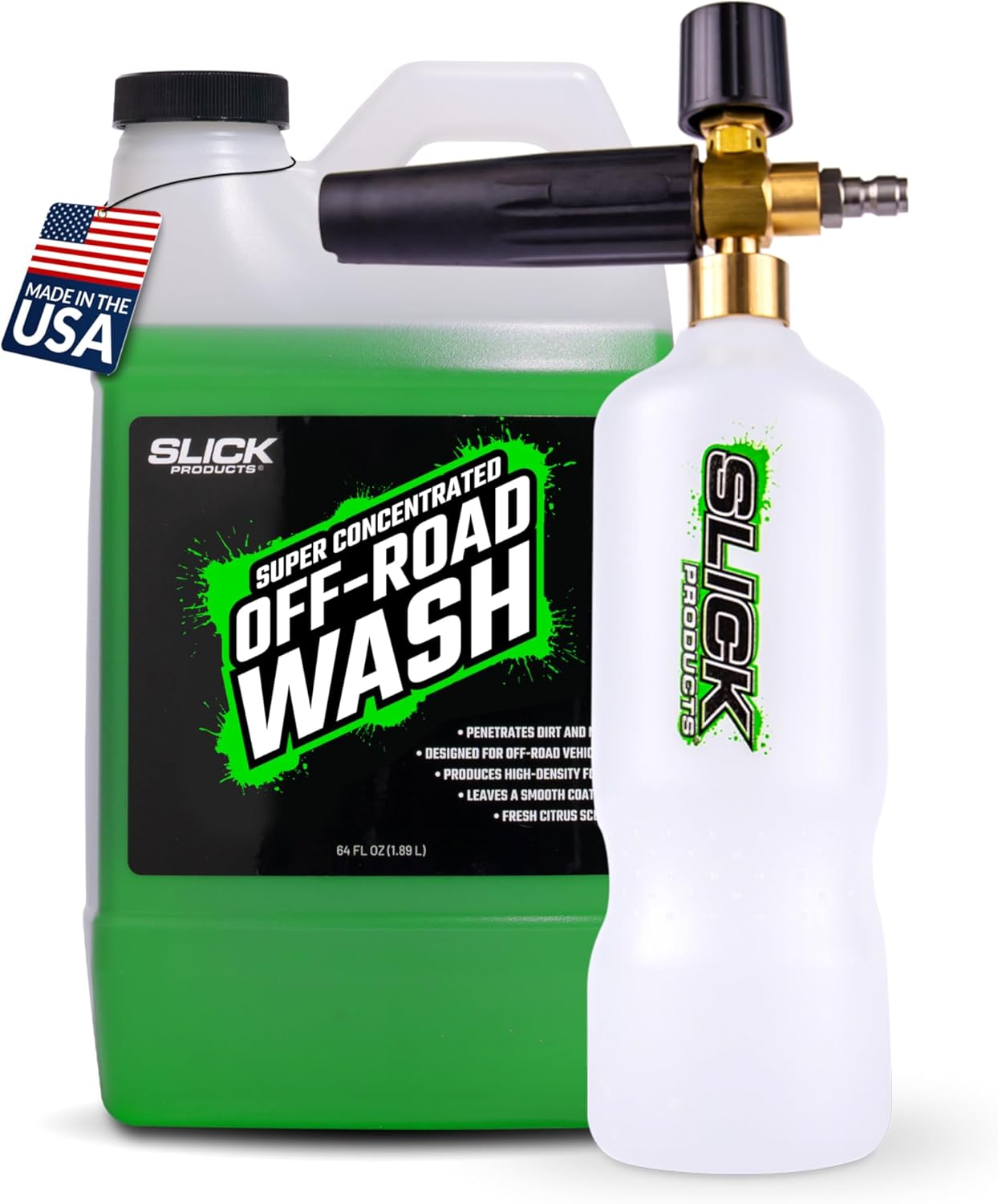Off-Road Wash (64 oz.) + Pressure Washer Foam Cannon Bundle – Super ...