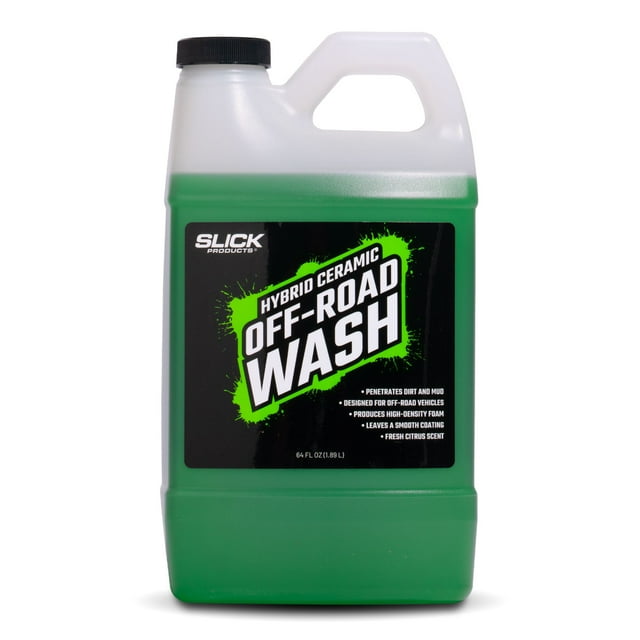 Slick Products Off-Road Wash - 64oz - PH Balanced Super Concentrated ...