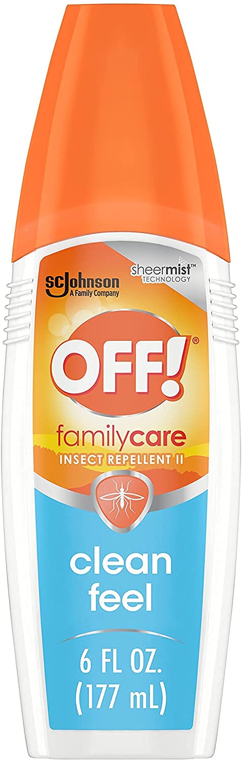 Off Family Care Insect Repellent Clean Feel 6 fl oz (Pack of 6 ...