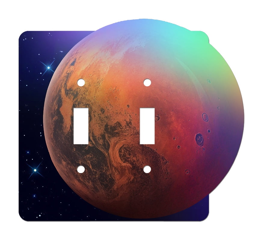 Off The Wall Plates - Mars planet Solar System Holographic Decorative ...