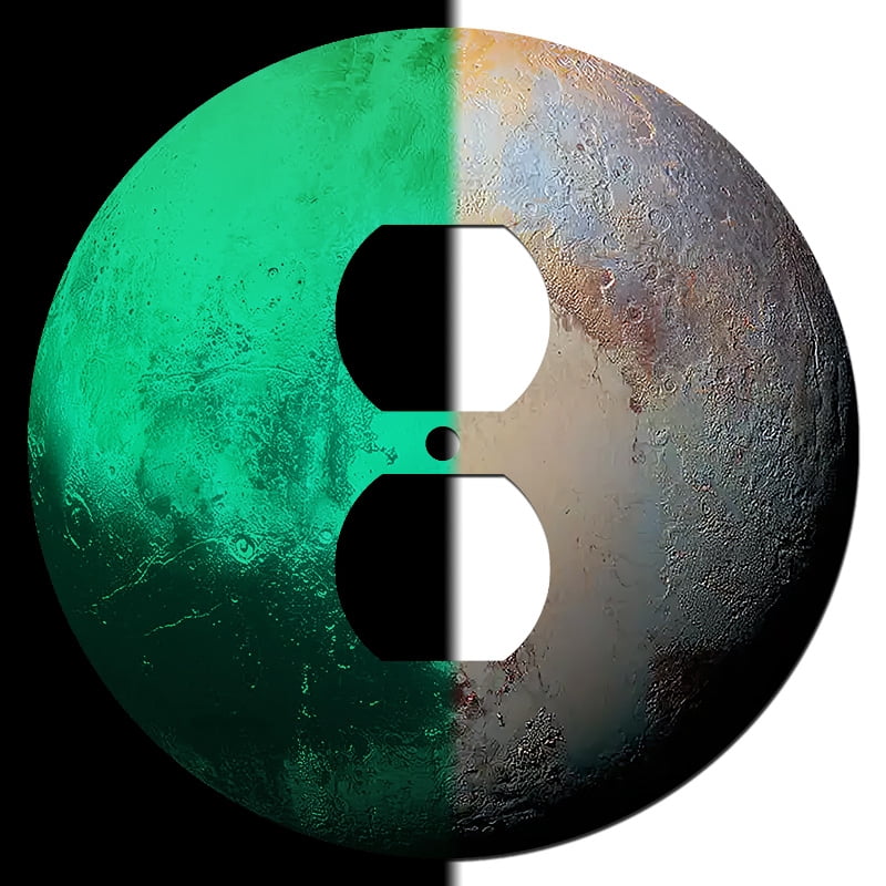 Off The Wall Plates - Pluto Solar System Glow in the Dark Decorative ...