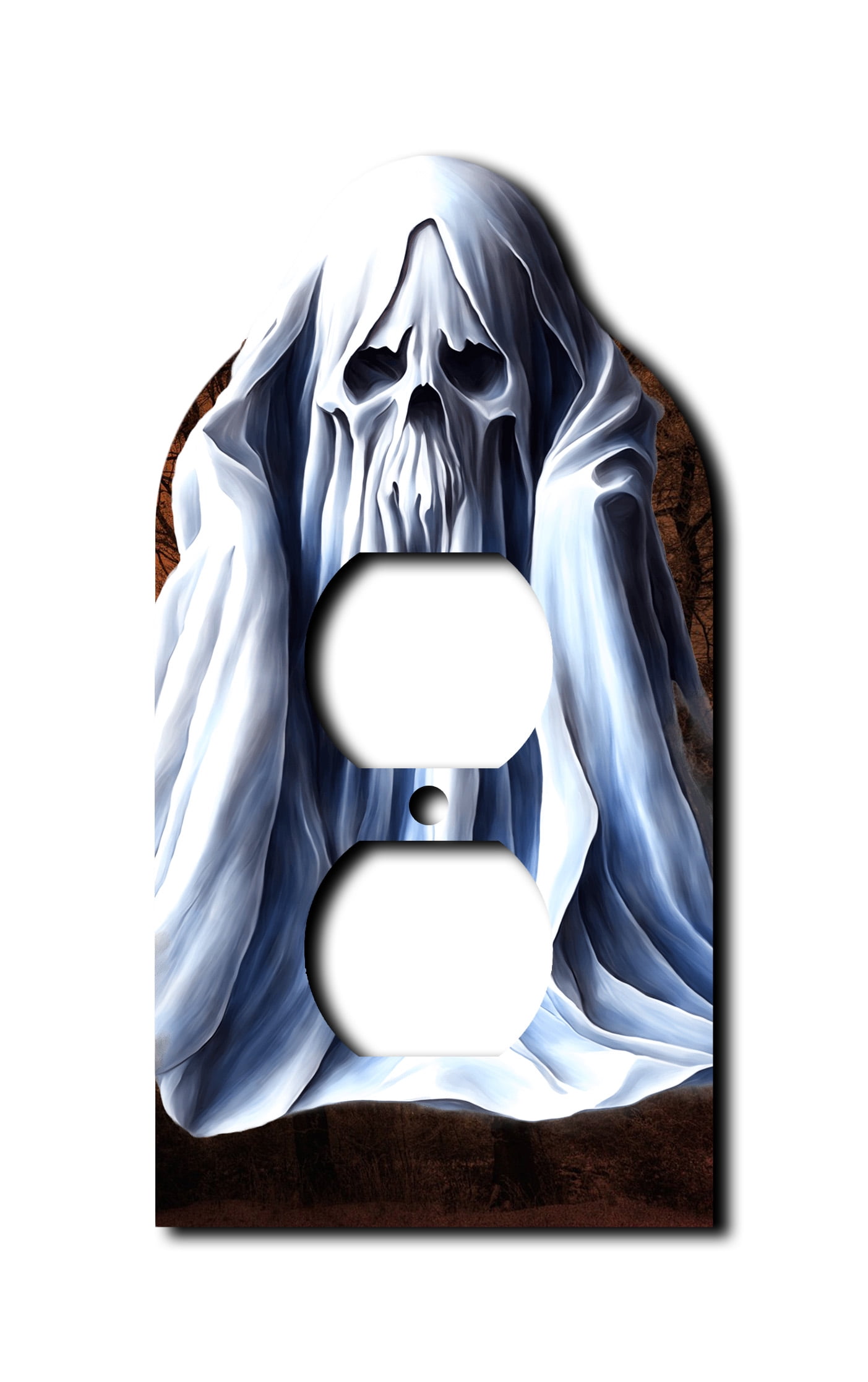 Off The Wall Plates - Spooky Ghost Classic Decorative Acrylic Cover ...