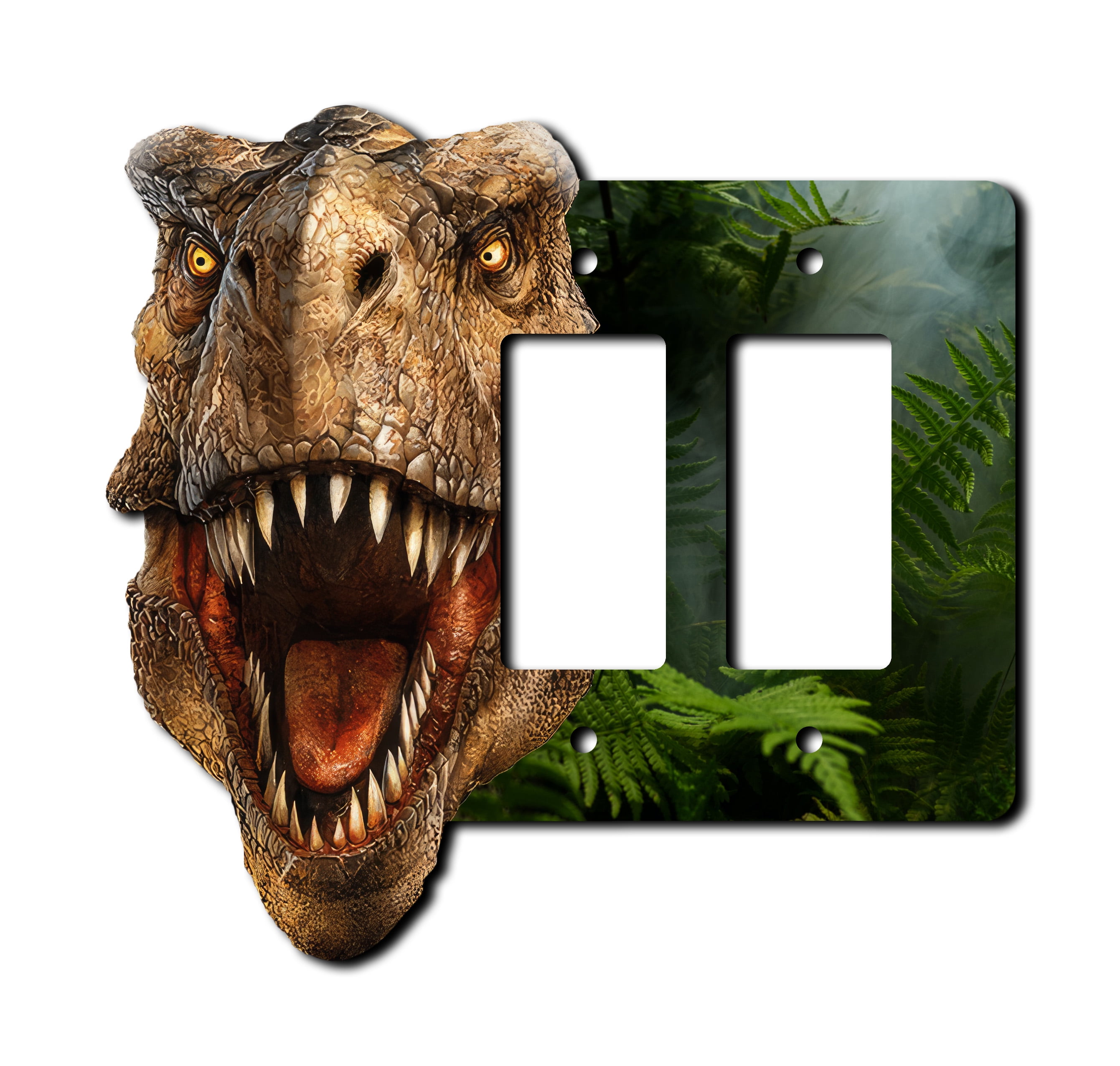 Off The Wall Plates - T-Rex Dinosaur - Double Gang Paddle Rocker ...