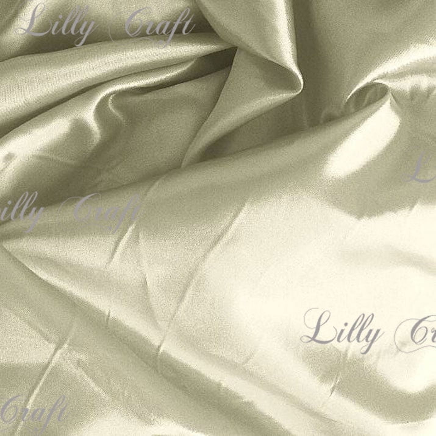 Off White Charmeuse Satin Fabric 58”/60” Inches Wide - Sold By The Yard ...