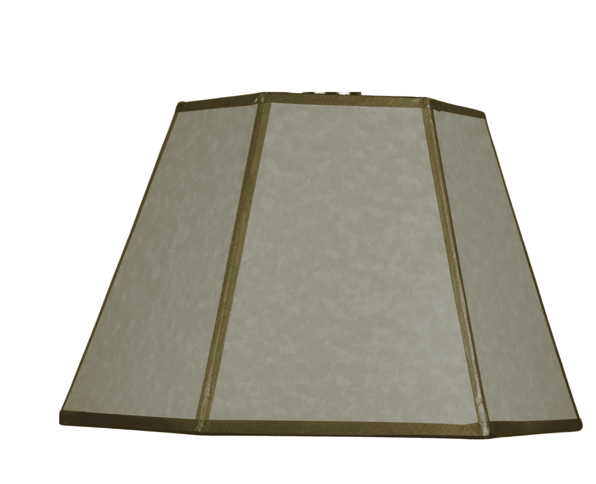 Off White Gold Lined Panel 10 Inch Hex Clip On Lampshade - Walmart.com