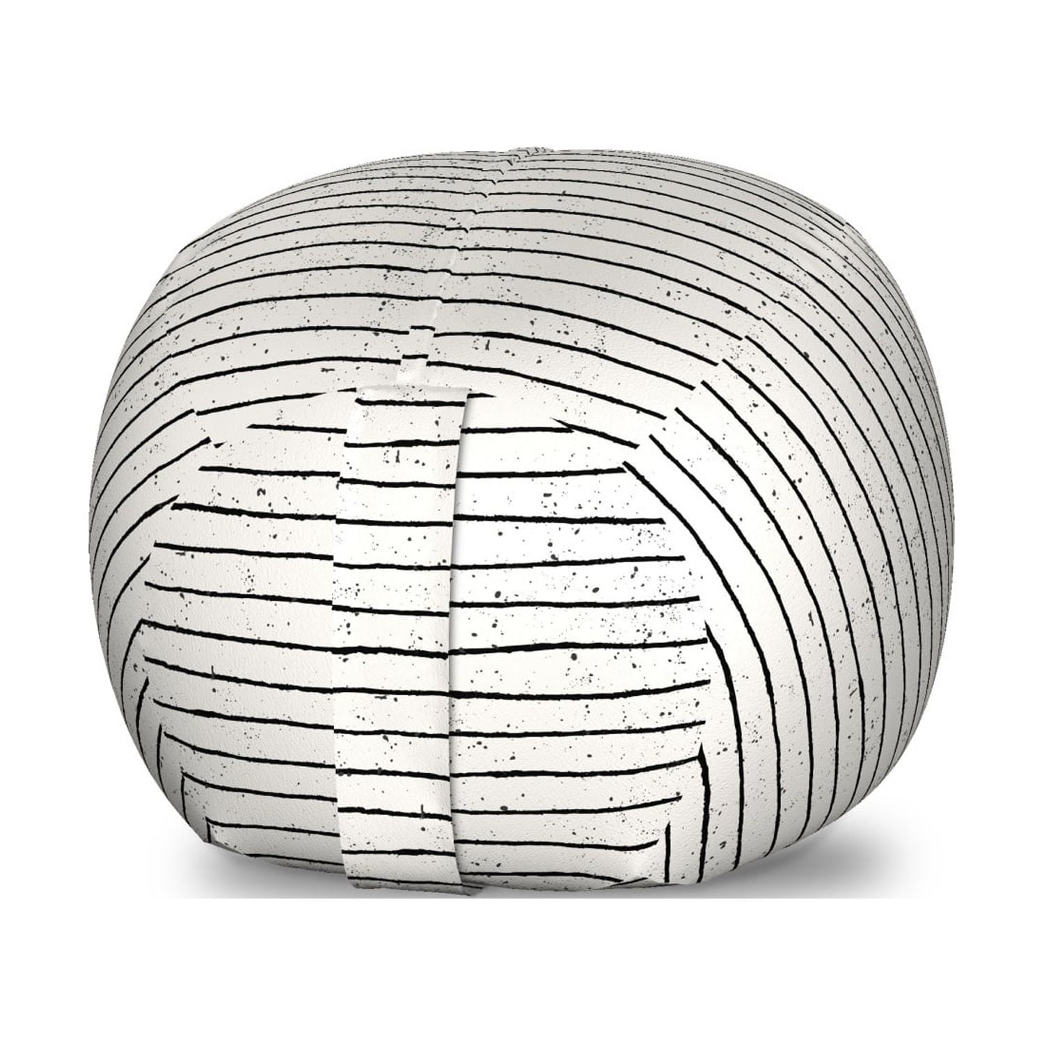 Off White Storage Toy Bag Chair, Horizontally Hand Drawn Like Stripes ...