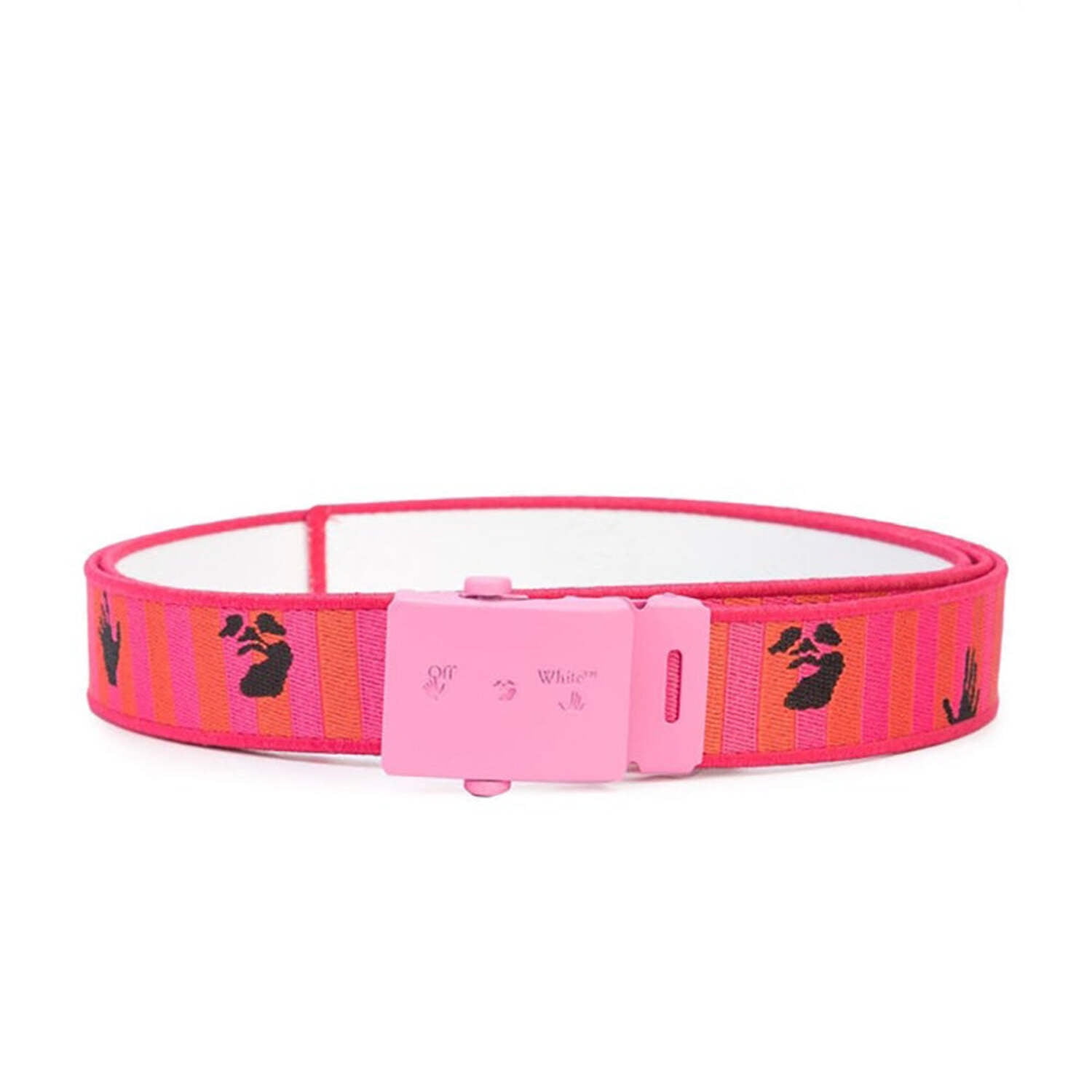 Off-White Unisex New Rev Thin Industrial Belt Red Fuschia - Walmart.com