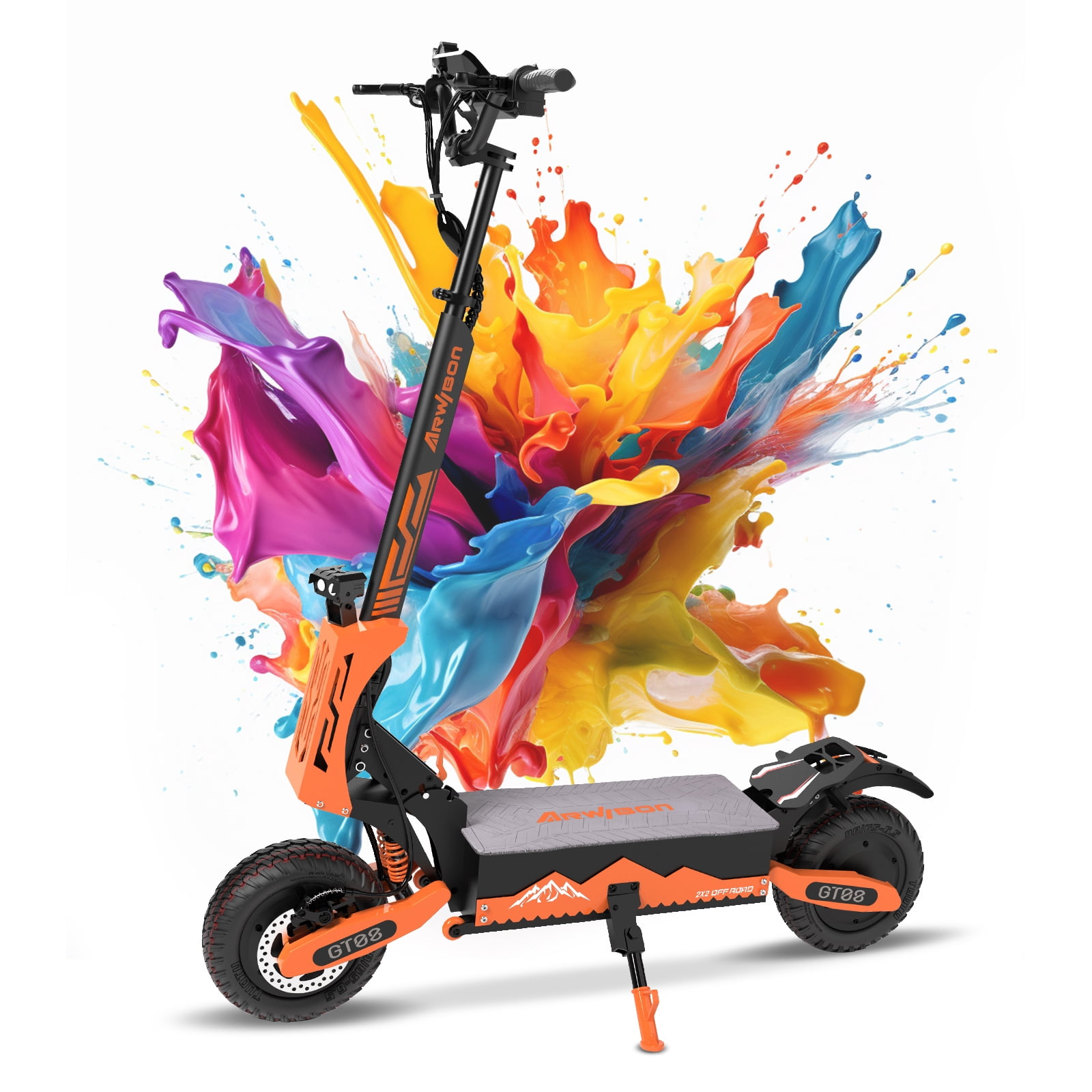 Off-road Electric Scooter for Adult 5600W Dual Drive, Top Speed 50MPH ...