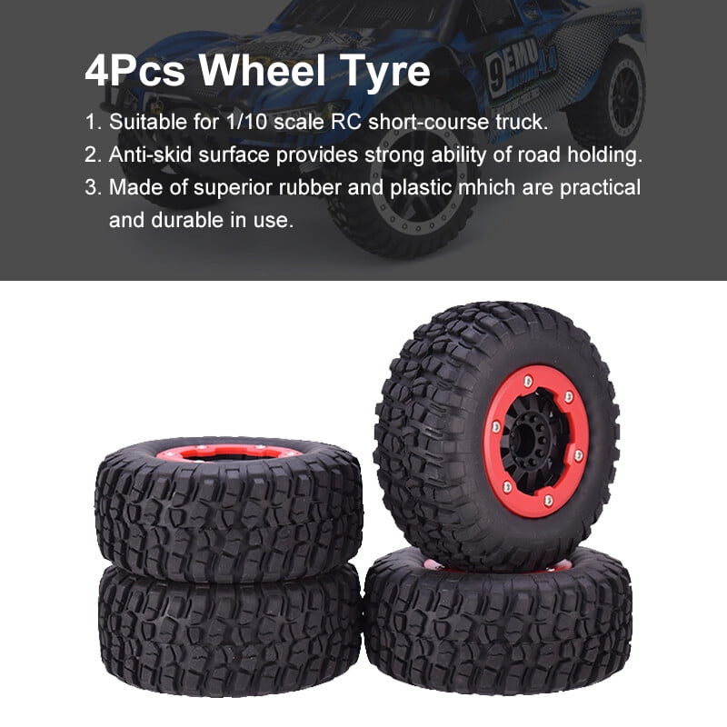 Off-road Vehicle Wheel 1:10 RC Remote Control Model Cars Short-course ...