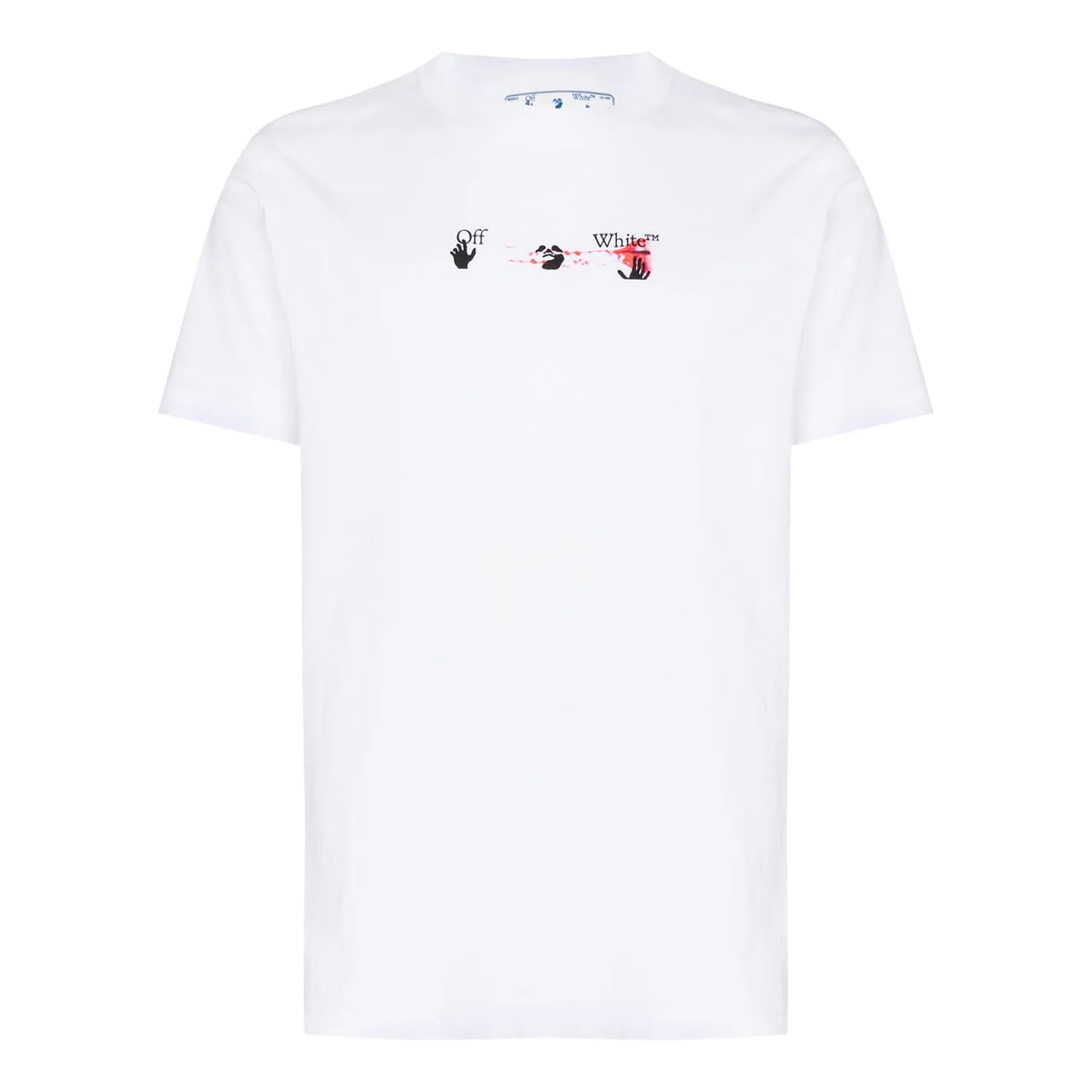 Off-white Acrylic Arrow S/s Slim Tee Mens Style : Omaa027f21jer0170132 ...