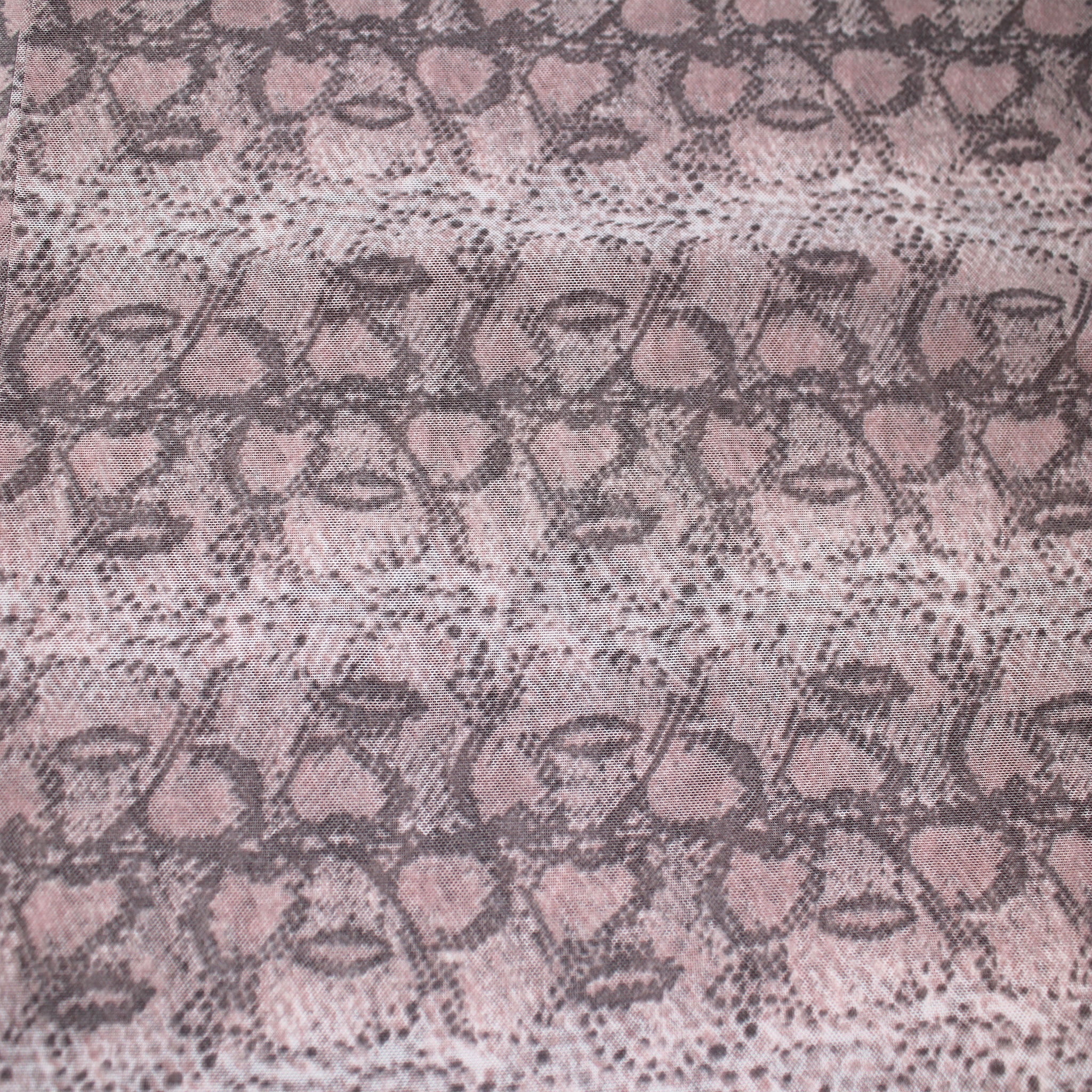 OffWhite Blush 60" Wide Printed Poly Spandex Lace Power Mesh Fabric by ...