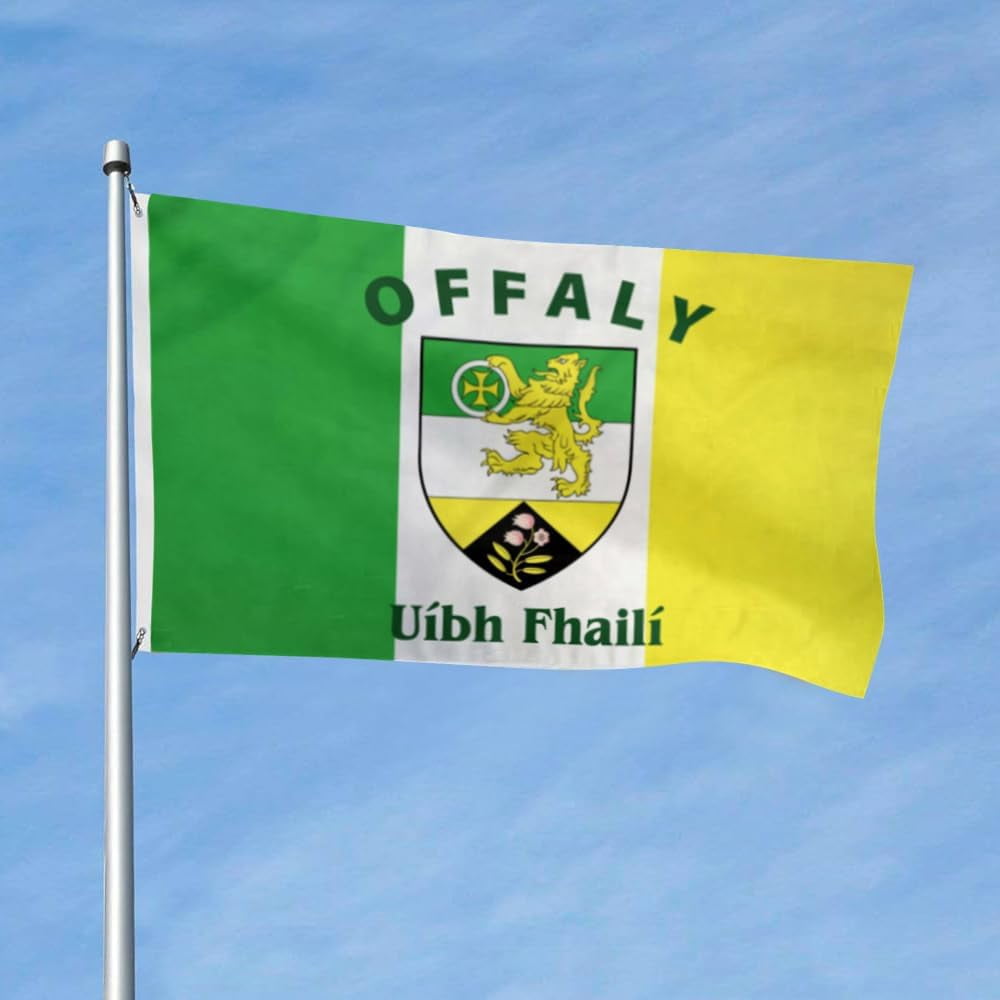 Offaly Ireland County Flag 3x5ft Vivid Color Double Stitched with 2 ...