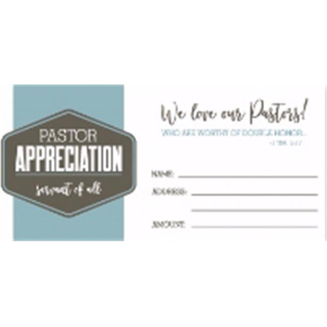 Offering Envelope-Pastor Appreciation - Pack of 100 - Walmart.com