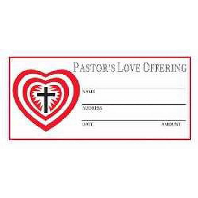 Offering Envelope-Pastor S Love Offering (Pack Of 500) (#29049 ...