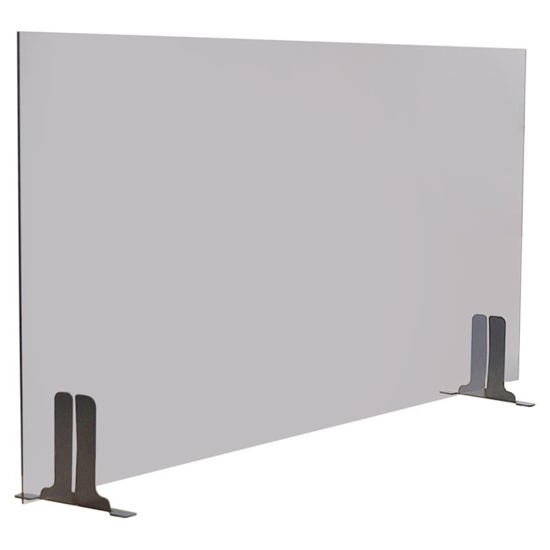 Offex 30" Contemporary Plastic Sneeze and Cough Protective Guard in ...