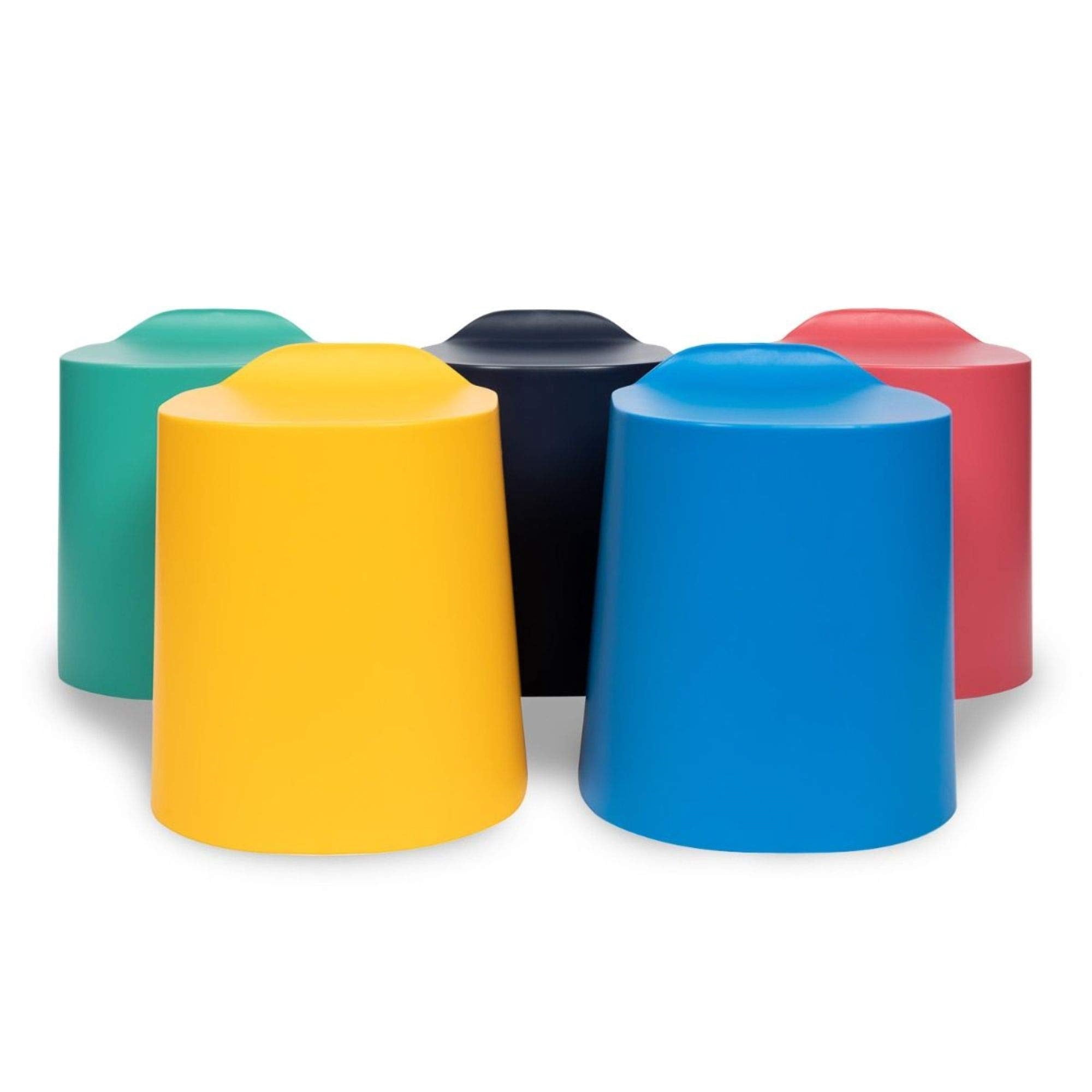 Offex Backless Assorted Kids Classroom Library TailFin Plastic ...