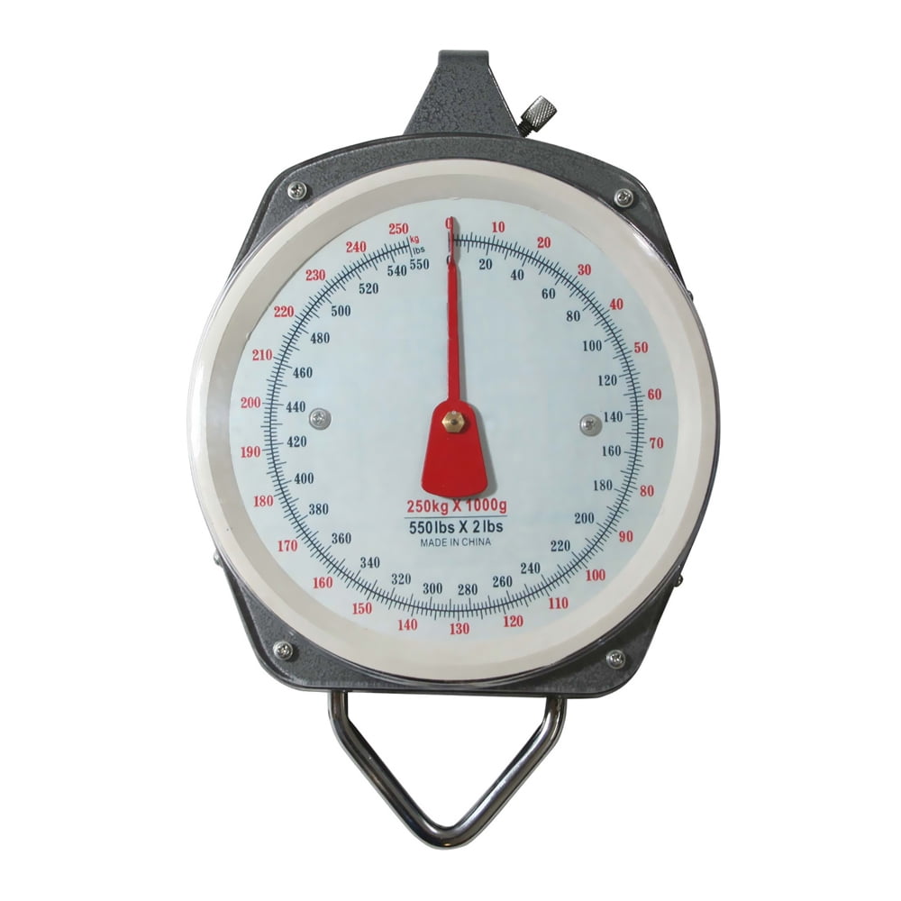 Offex Outdoor 550 Pound Capacity Hanging Displays Weight Scale - White ...