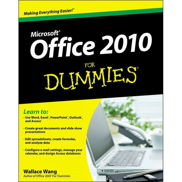 Office 2010 For Dummies Paperback 0470489987 9780470489987 Wallace Wang ...