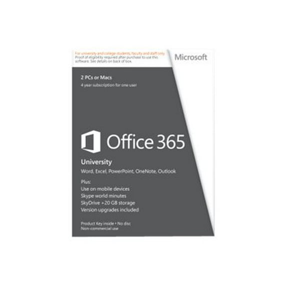 Office 365 University 32/64-bit - Walmart.com