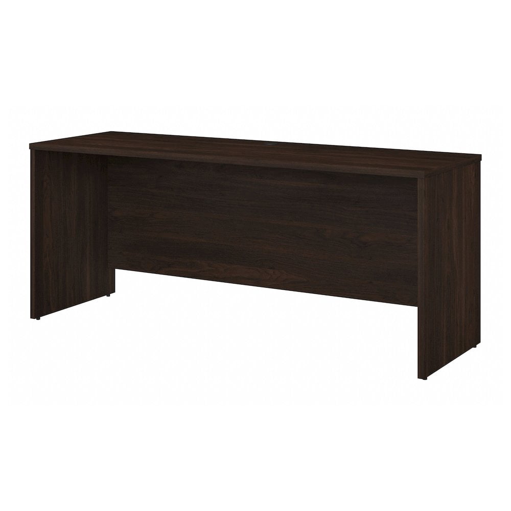 Office 500 72W x 24D Credenza Desk in Black Walnut - Engineered Wood ...