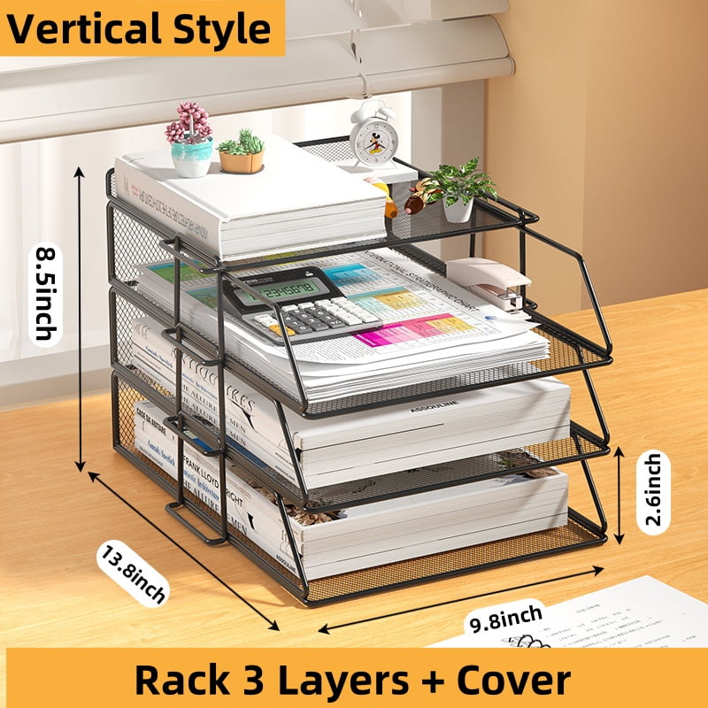 Office A4 Paper Desk Organizer Document File Letter Book Brochure ...