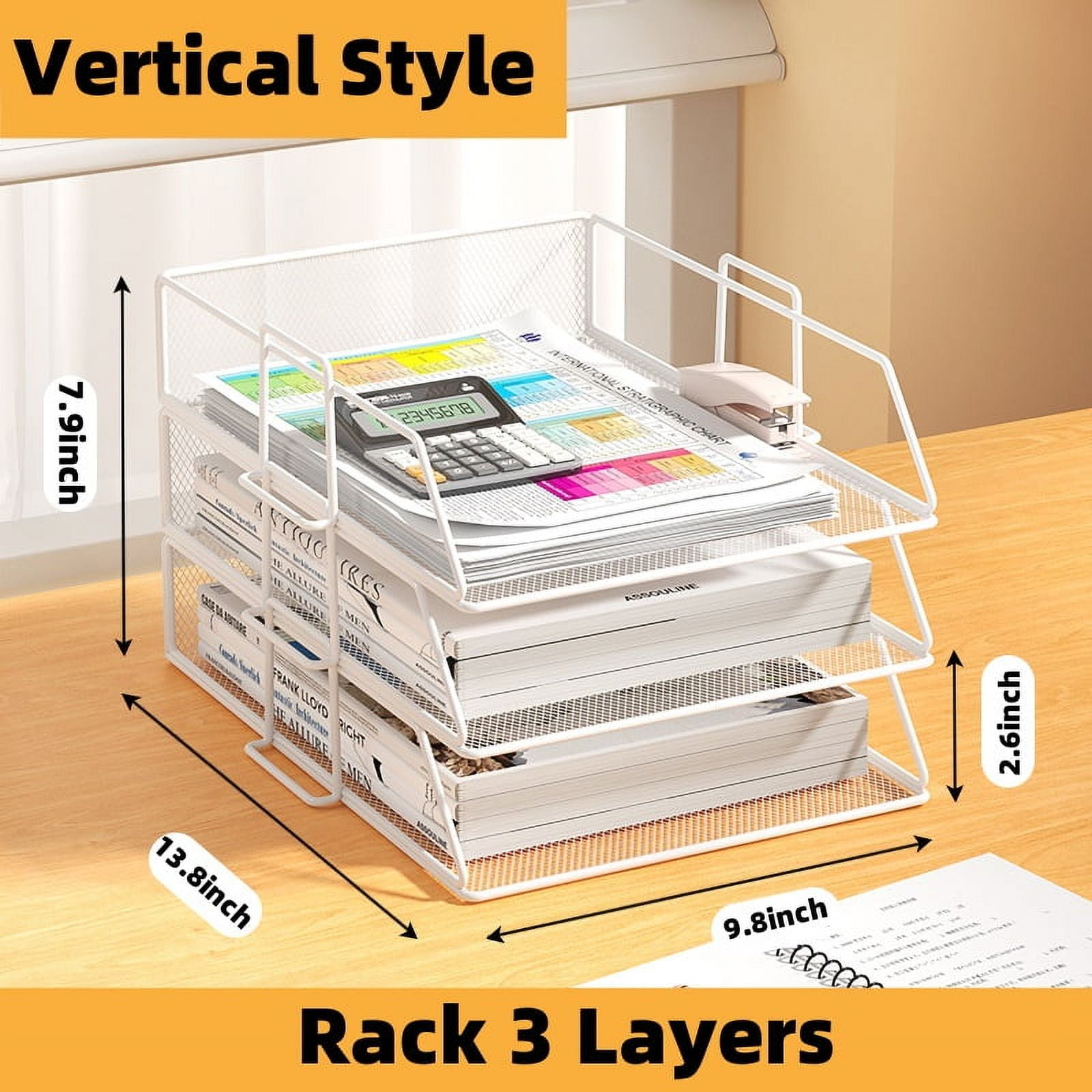 Office A4 Paper Desk Organizer Document File Letter Book Brochure ...