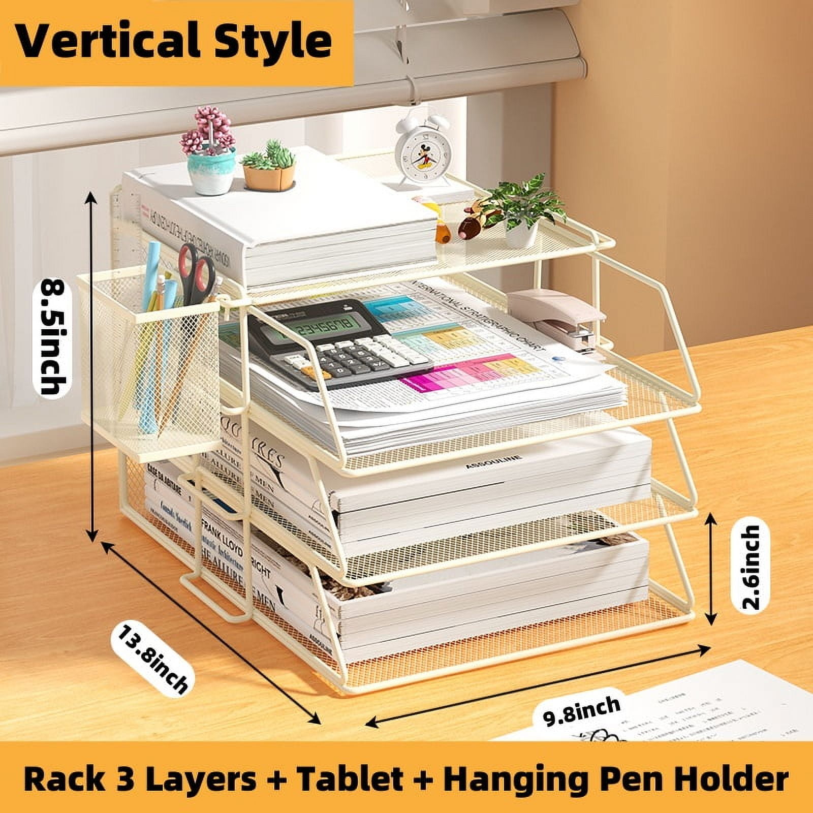 Office A4 Paper Desk Organizer Document File Letter Book Brochure ...