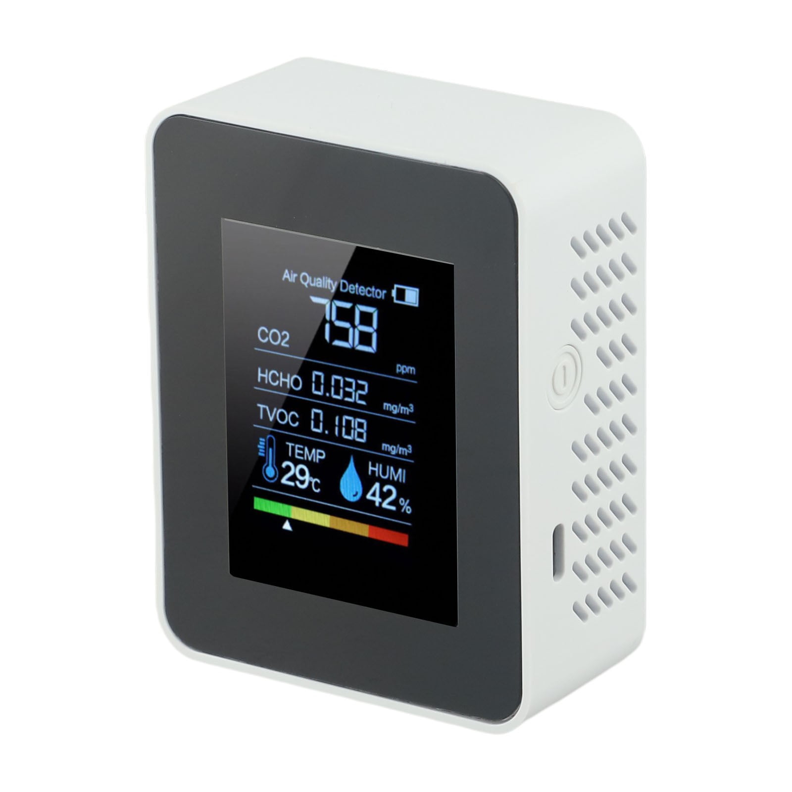 Office Air Quality Monitoring 90*70*35mm 3.54*2.75*1.37in Air Quality ...