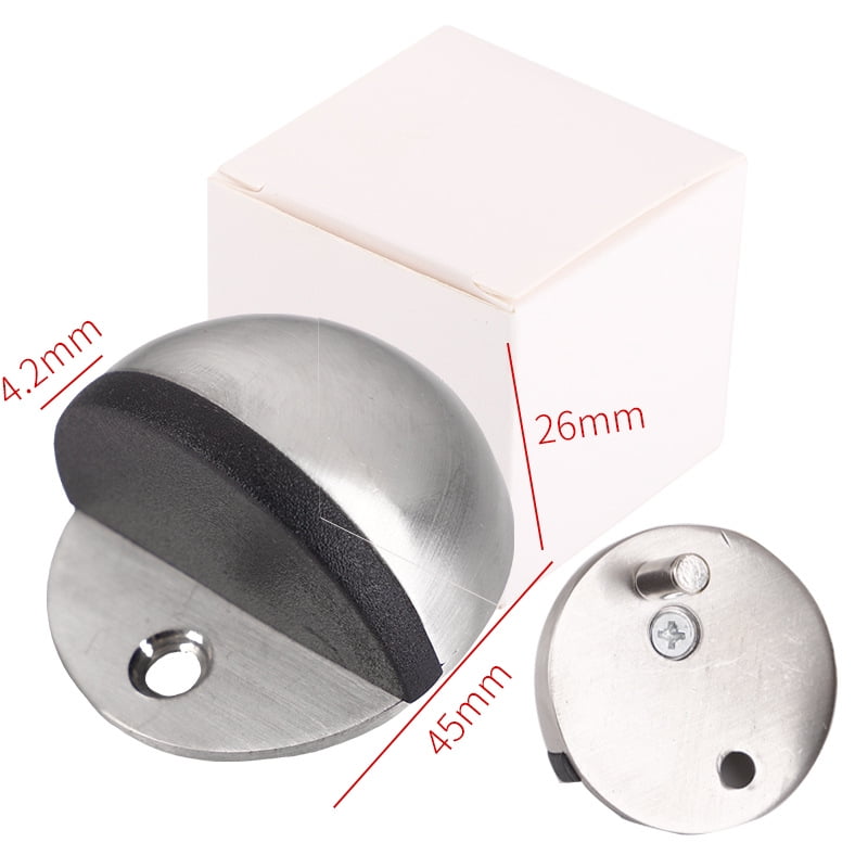 Office Bathroom Door Stop Blocker Turtle Top Stainless Steel Floor ...