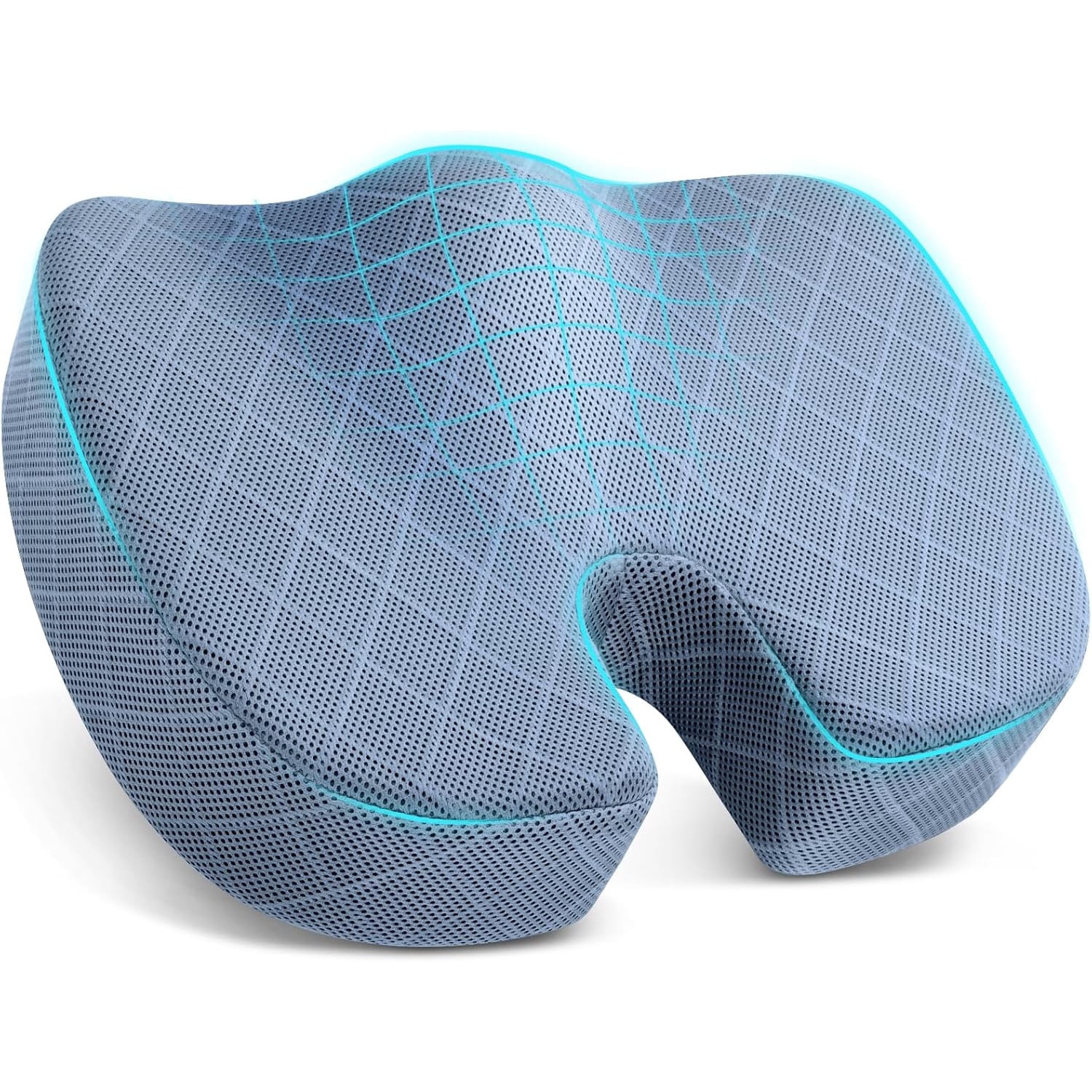 Office/Car Seat Cushion, Non-Slip Sciatica & Back Coccyx Tailbone Pain ...