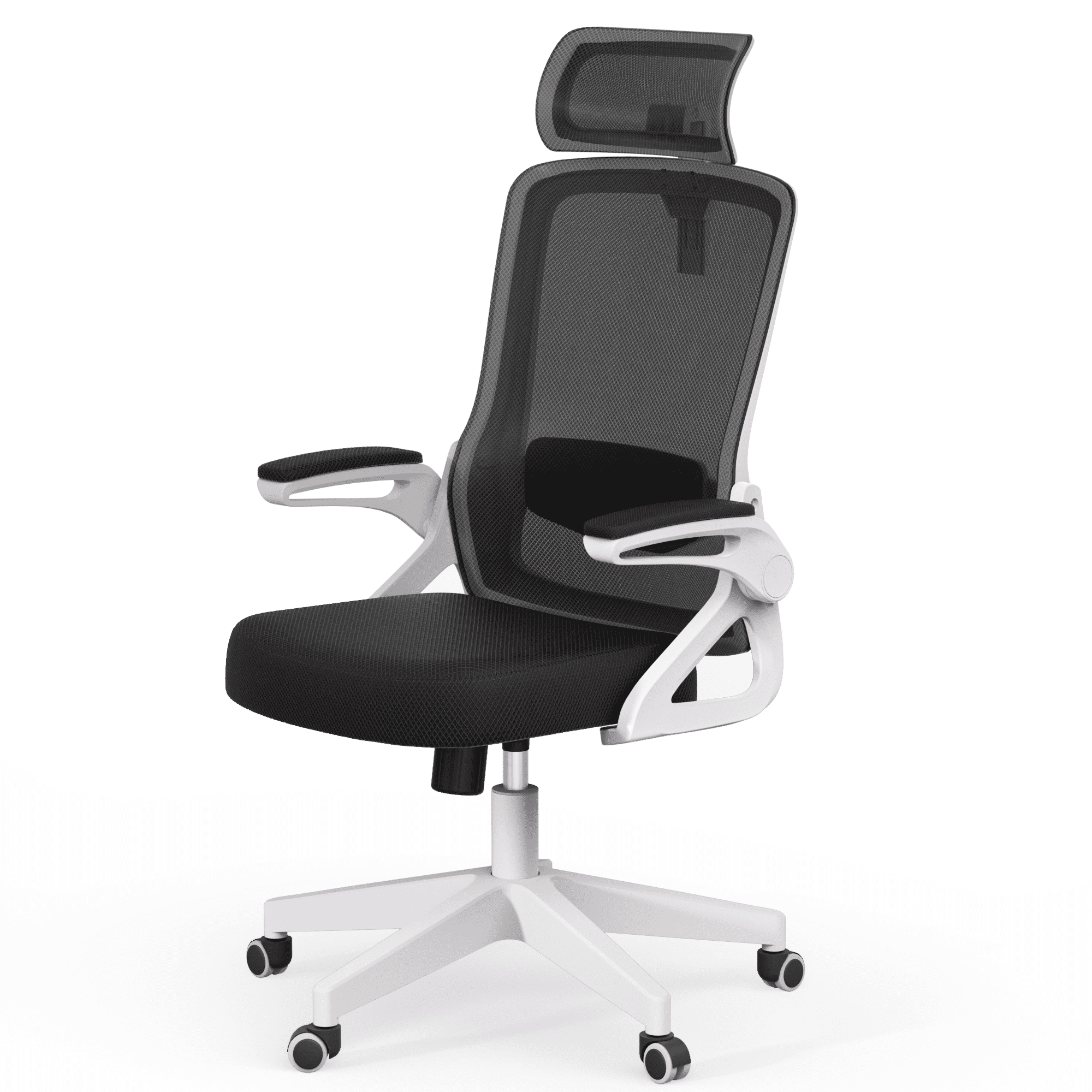 Office Chair, S-Shaped Ergonomic Mesh Desk Chair, Adjustable Headrest ...