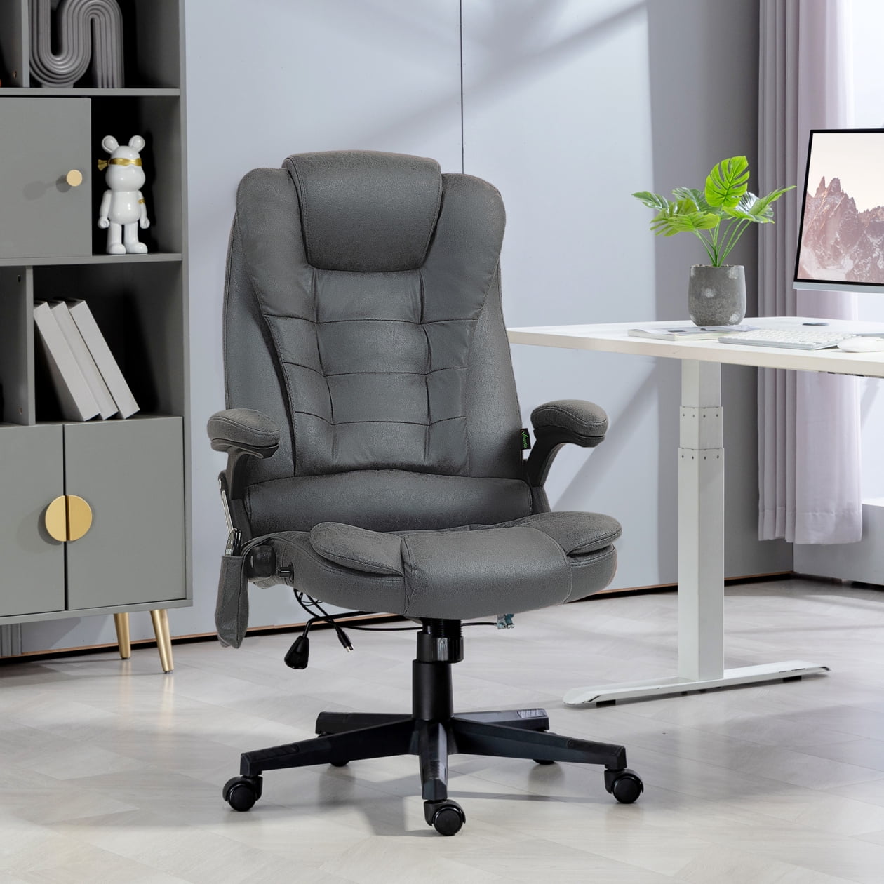 Office Chair, 6 Point Vibrating Massage Office Chair with Heat ...