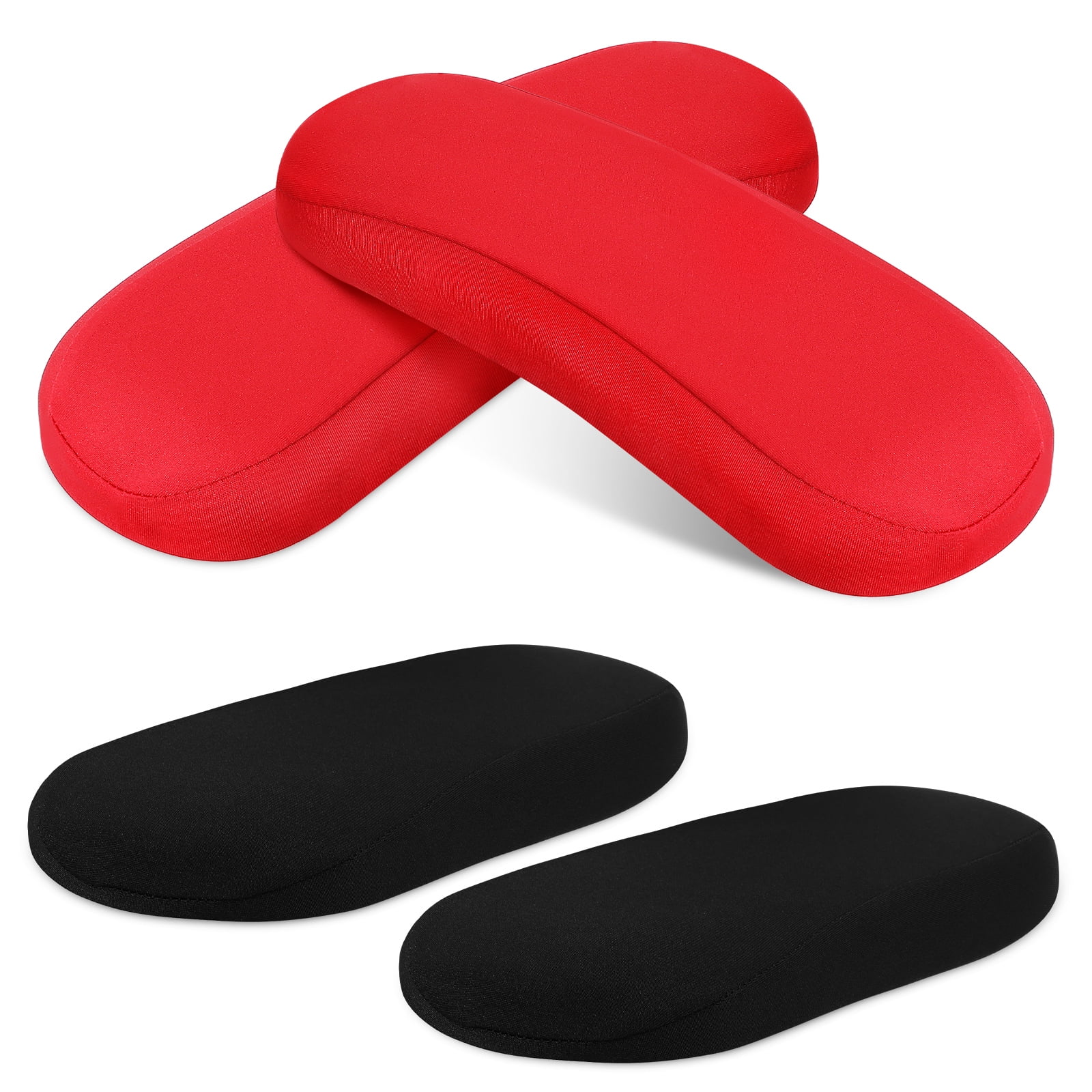Hemoton Polyester Office Chair Arm Covers 4Pcs 9.8X4.7X1.6In - Walmart.com