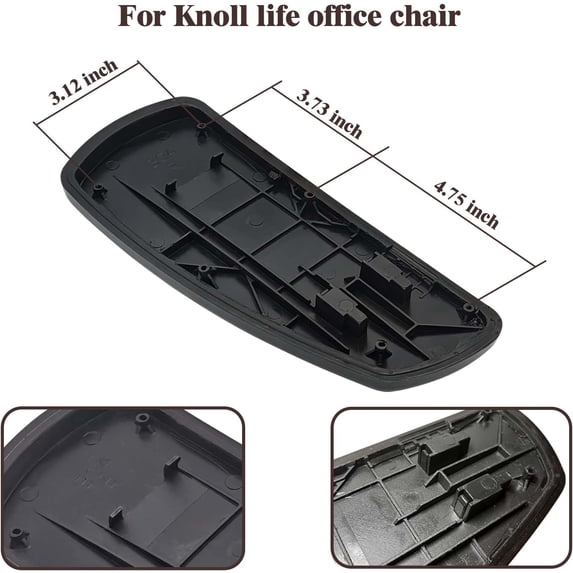 Office Chair Arm Pads for Knoll Life – High-Performance Replacement Arm ...