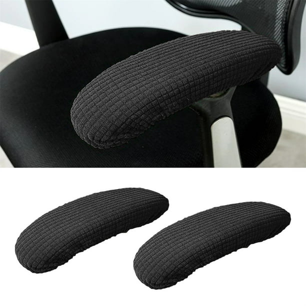 Office Chair Armrest Covers Office Removable Arm Rest Covering Elastic Chair Armrest Covers Office Seat Hand Rest Protector Arm Covers Protectors for Office Chair Black 2Pairs Walmart Business Supplie...