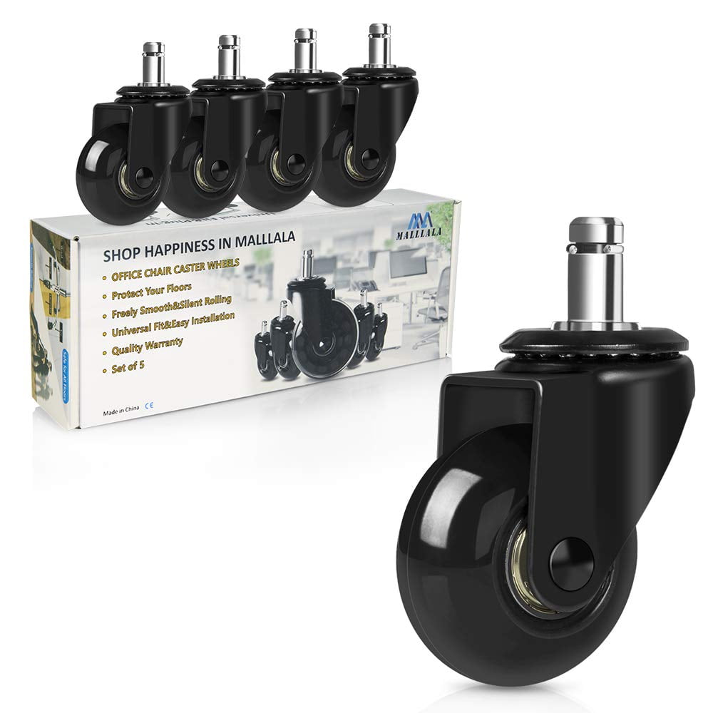 Office Chair Caster Wheels,2 Heavy Duty Desk Chair Wheels Replacement ...