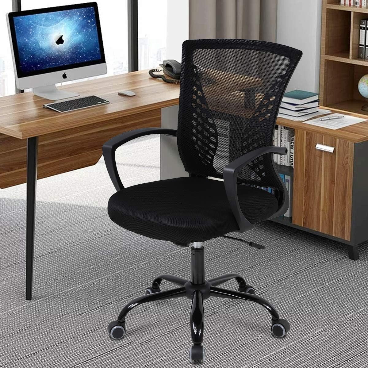 Office Chair Computer Desk Chair Ergonomic Home Office Chairs with ...