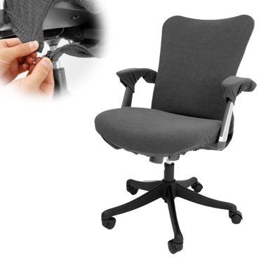 Lemon Green Leaf Chair Covers Decorative Desk Chair Cover Soft Computer ...