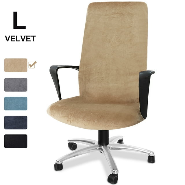 Stretchable High Back Office Chair Cover, Universal Desk Chair ...