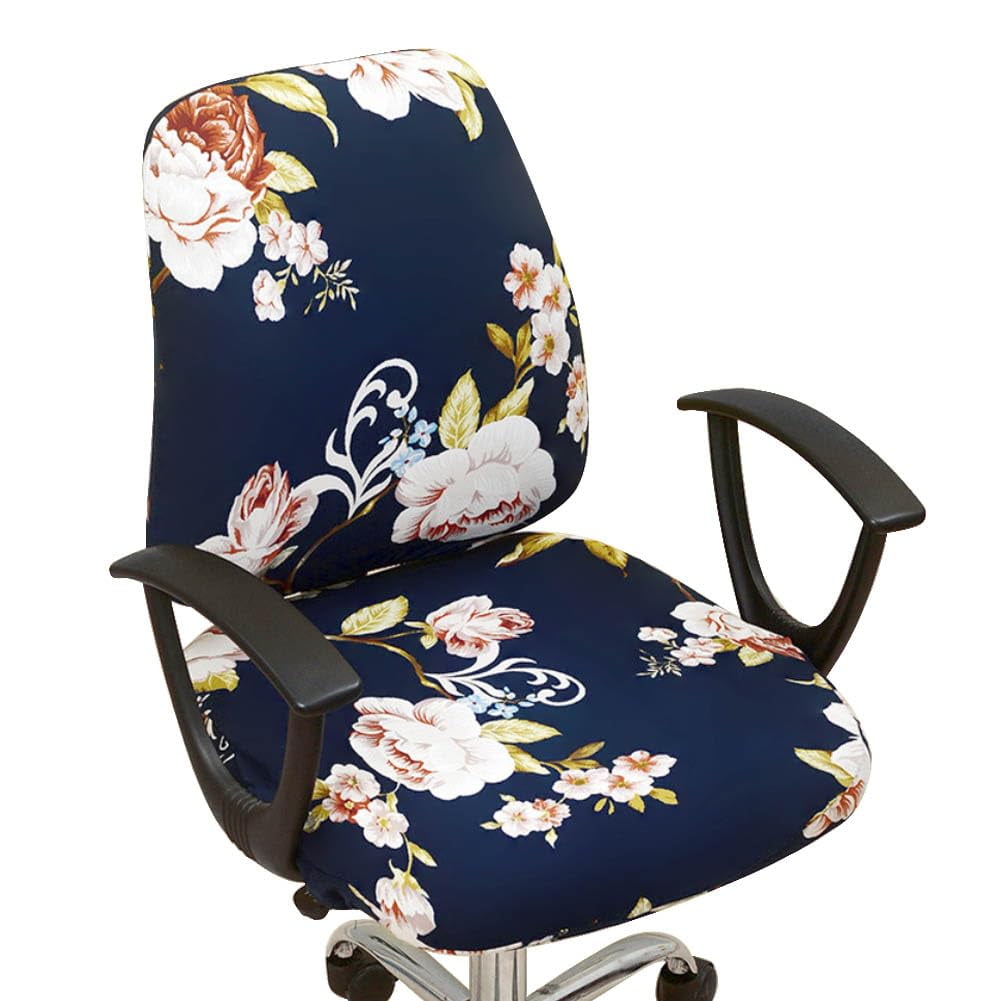 Office Chair Cover Stretchable Computer Desk Chair Seat Covers Anti ...
