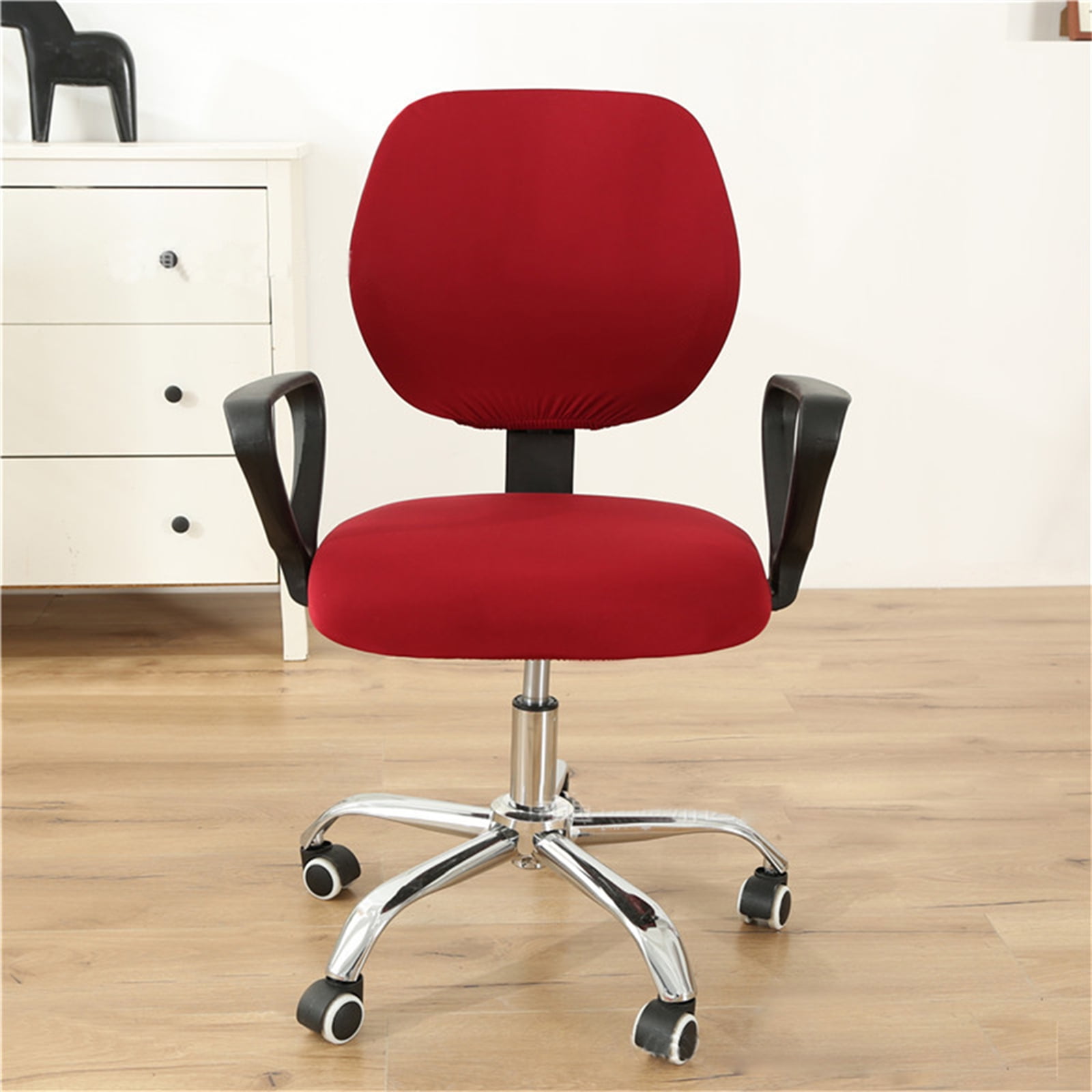 Office Chair Cover Stretchable Elastic Covers Backrest Coverings ...