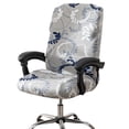 Office Chair Cover Stretchable Printed Computer Chair Cover with Back ...
